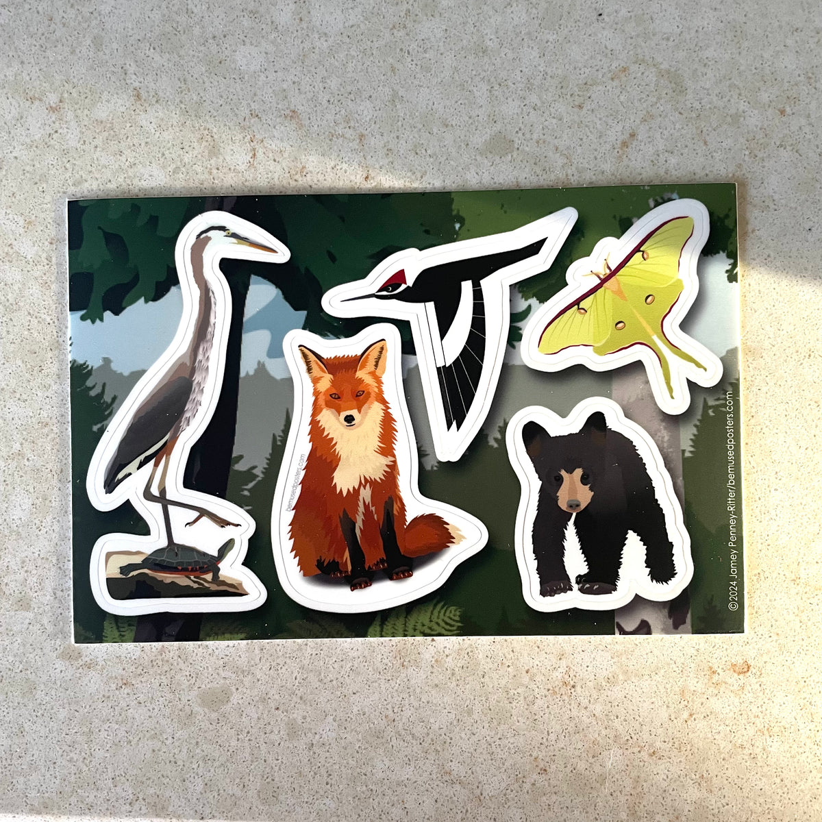 Critter Sticker Sheet – Bemused Creative