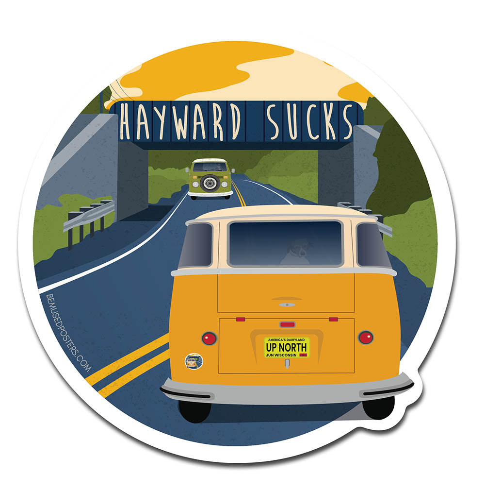 Hayward Highway 63 Railroad Bridge - Hayward Sucks – Bemused Creative