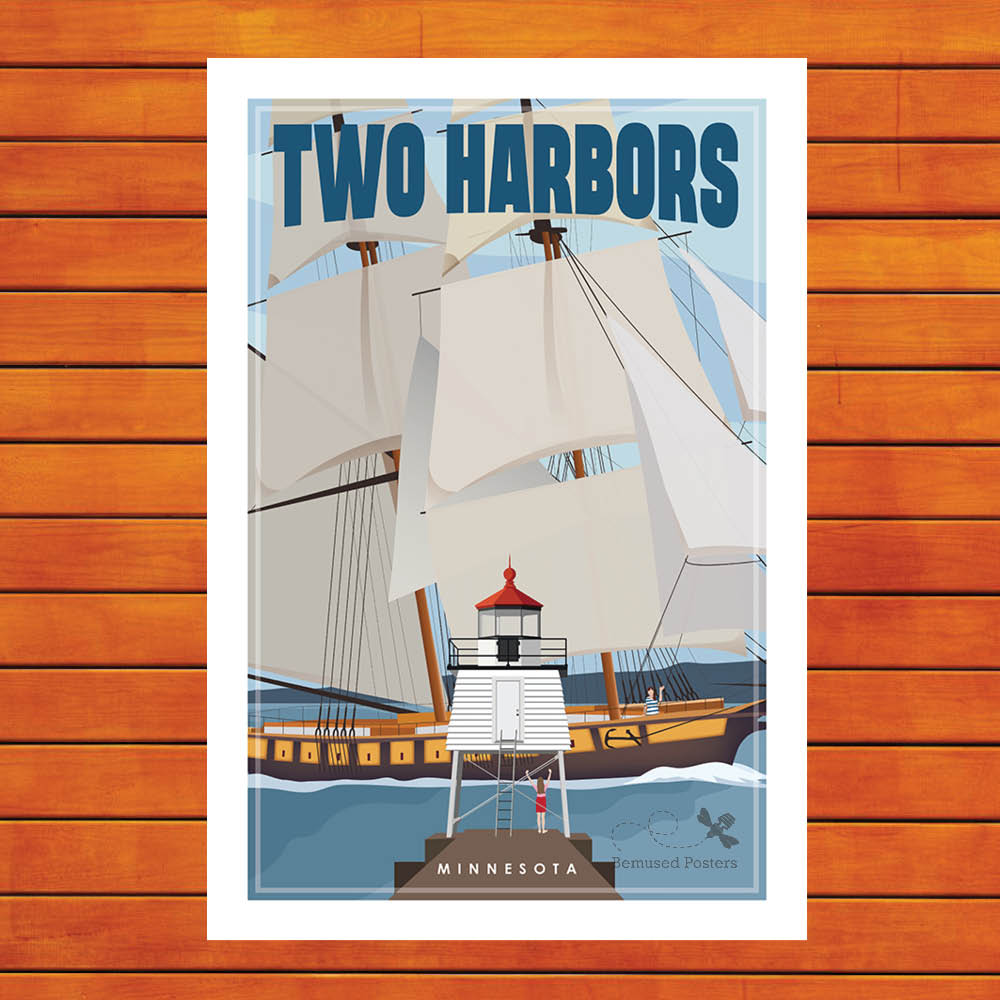 Two Harbor Tall Ship – Bemused Creative