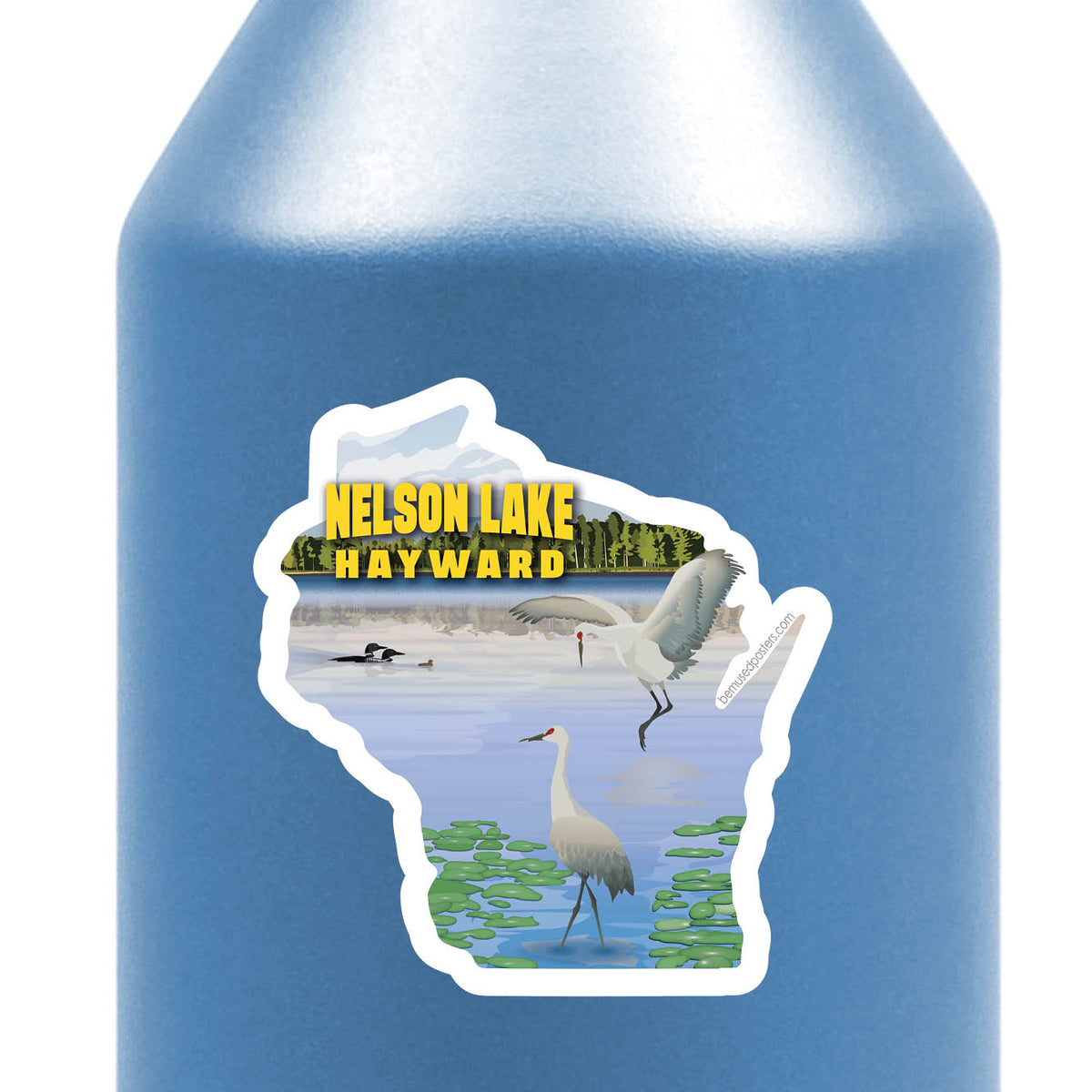 Nelson Lake Sticker – Bemused Creative