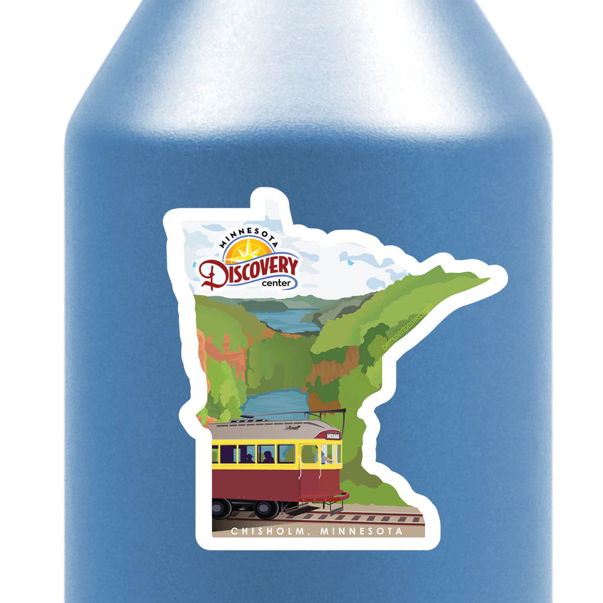 Discovery Center Trolley Sticker – Bemused Creative