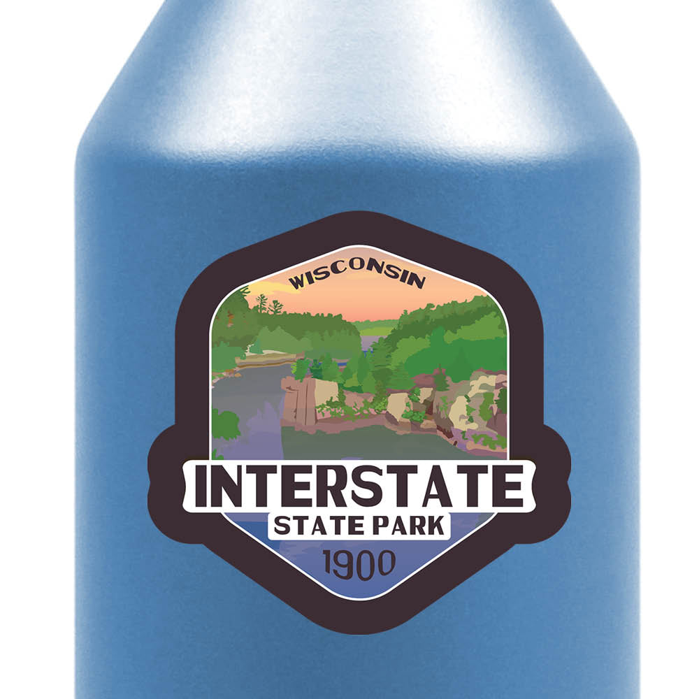 Interstate State Park - Est 1900 Sticker – Bemused Creative