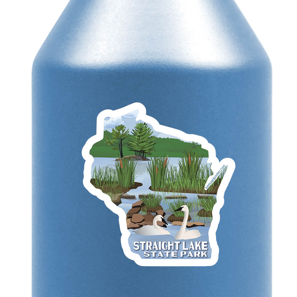 Straight Lake State Park Sticker – Bemused Creative