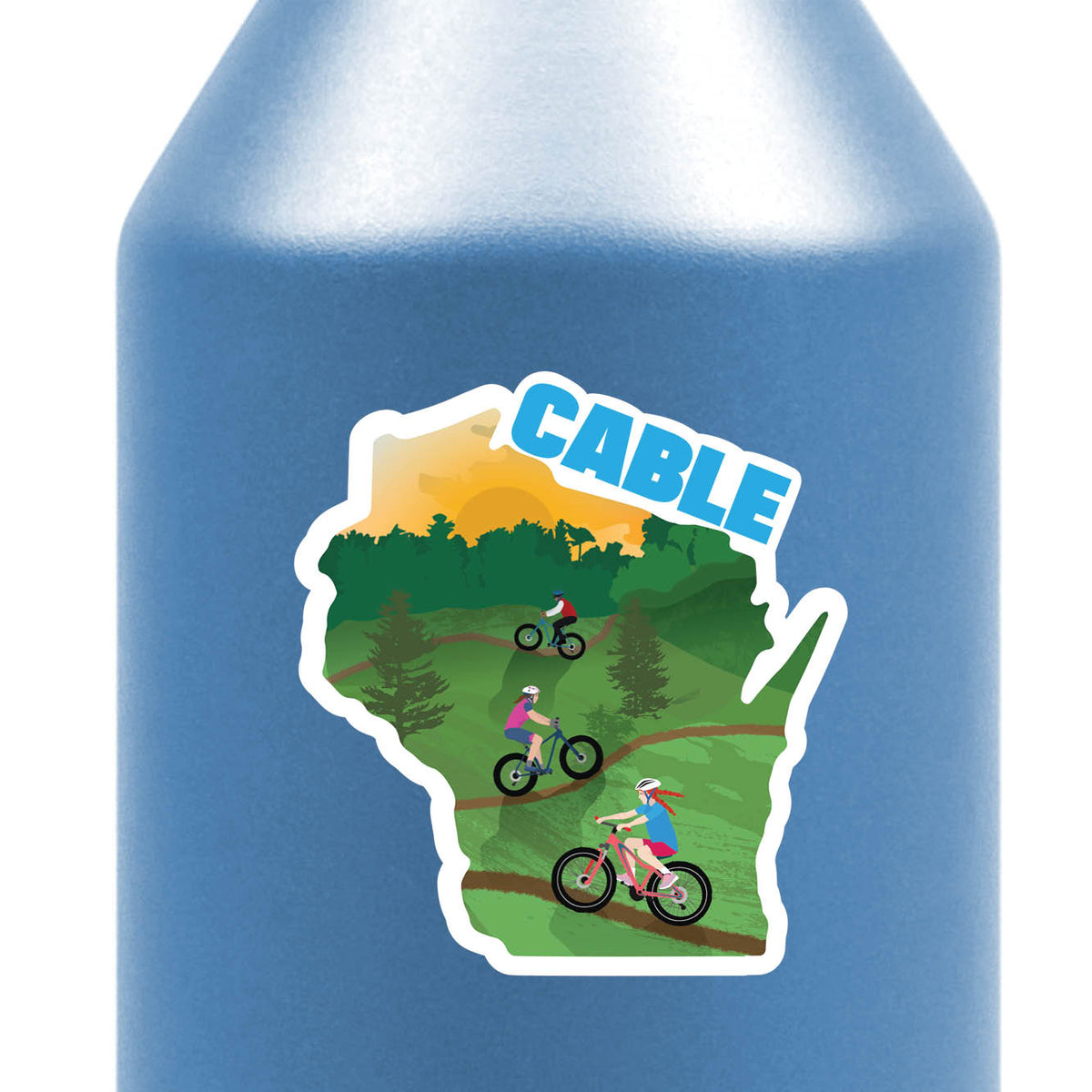 Cable Bike Sticker – Bemused Creative