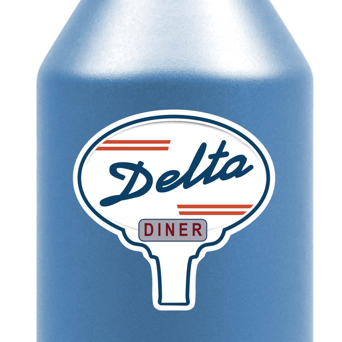 Delta Diner Sticker – Bemused Creative