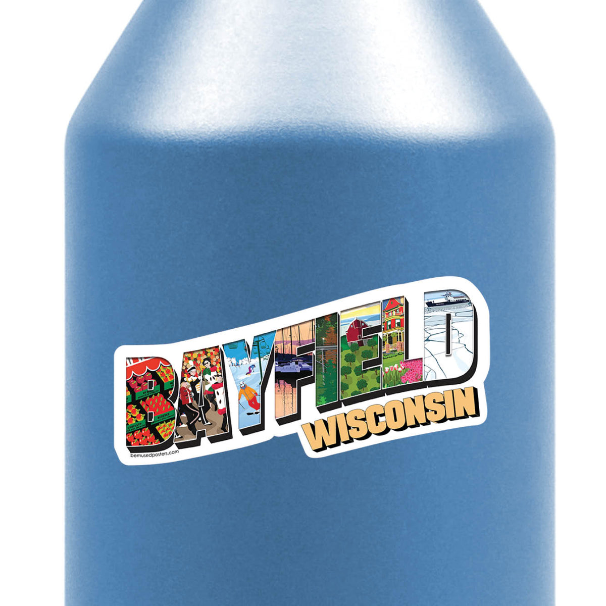 Greetings from Bayfield Sticker – Bemused Creative