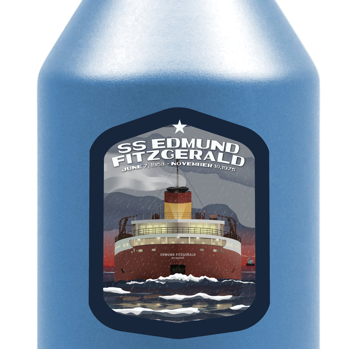 Edmund Fitzgerald Sticker – Bemused Creative